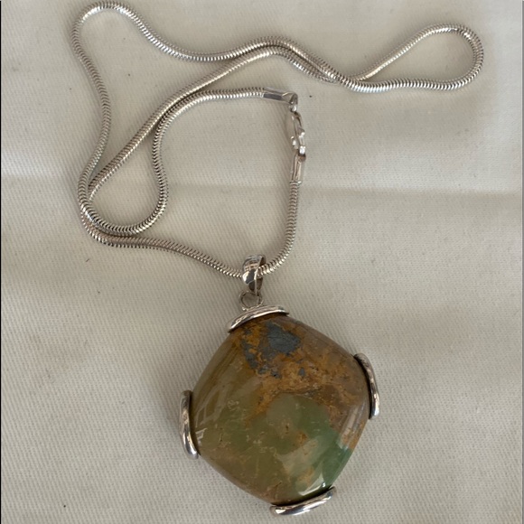 Studio Barse | Jewelry | Barse 925 Ss Genuine Stone Pendant Necklace ...